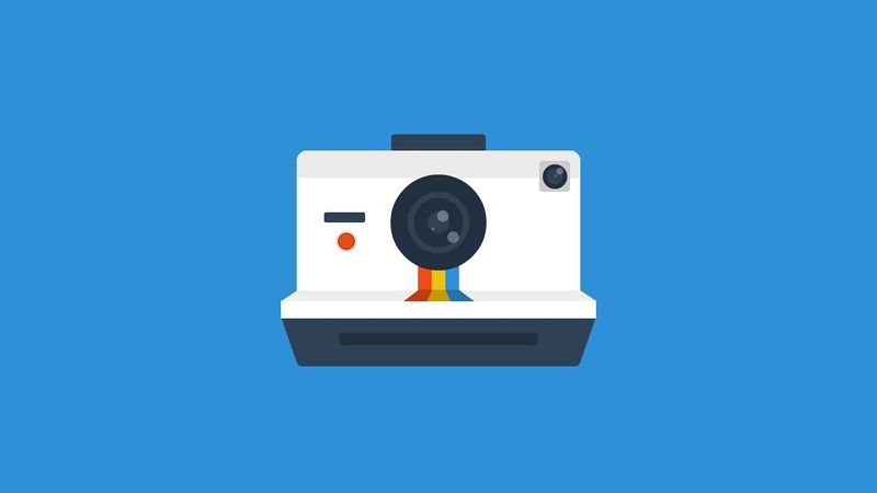 Polaroid css illustration