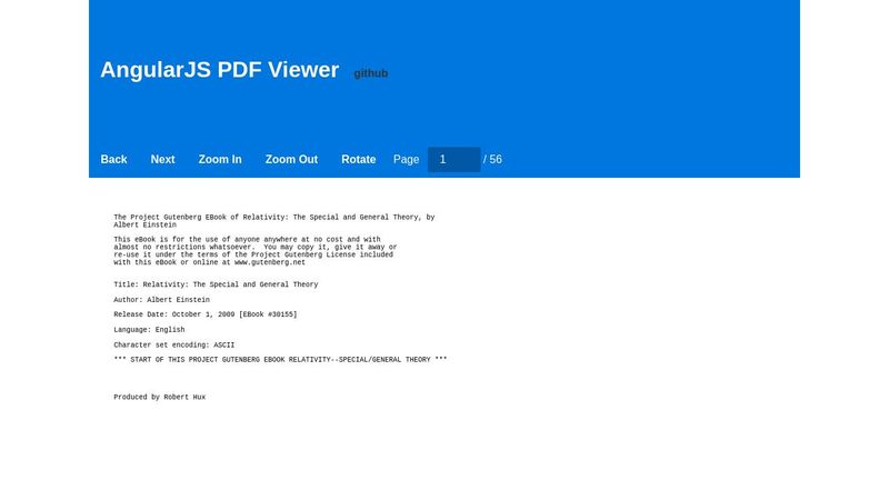Angular PDF Viewer