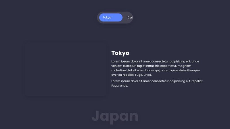 Responsive Horizontal Scrollable & Draggable Tab Menu | With Tab ...
