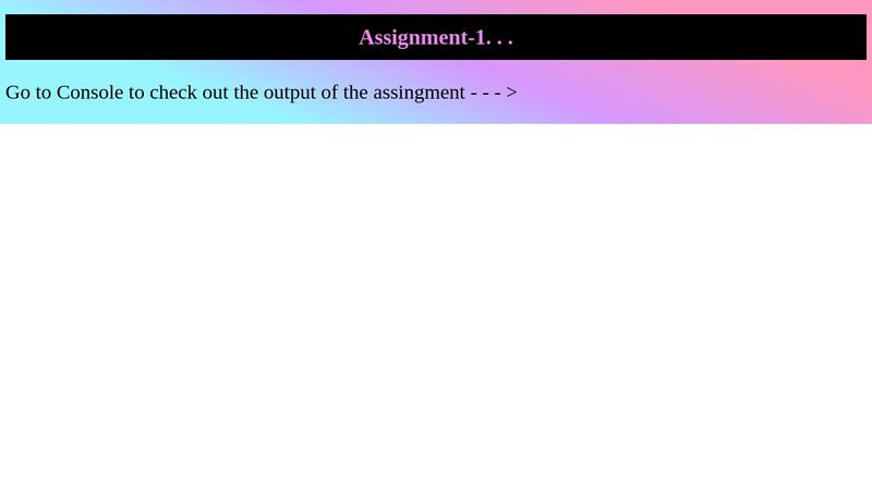 Assignment-1: Linear Data Structures