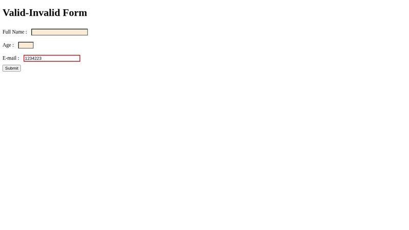 VALID-Invalid