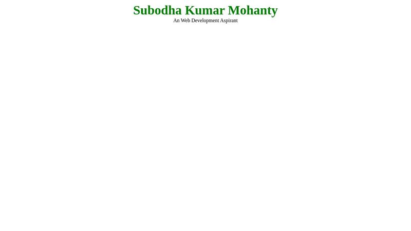 A Pen by Subodha Kumar Mohanty