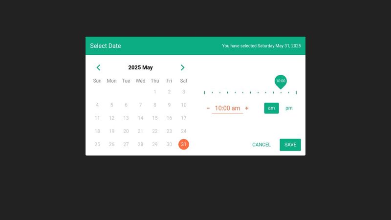 Date and Time Picker