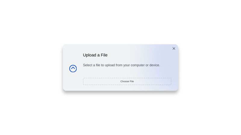 Upload File Button