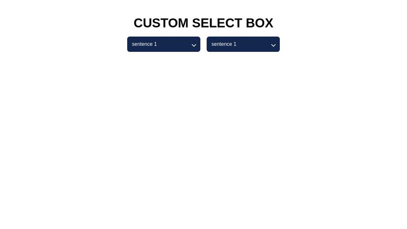 custom select