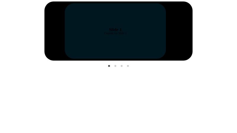 Slider CSS only flexbox