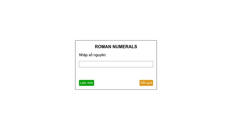 Roman Numerals roman-numerals
