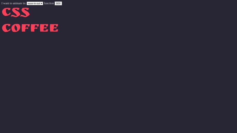 animation-timing-function: ease-in-out