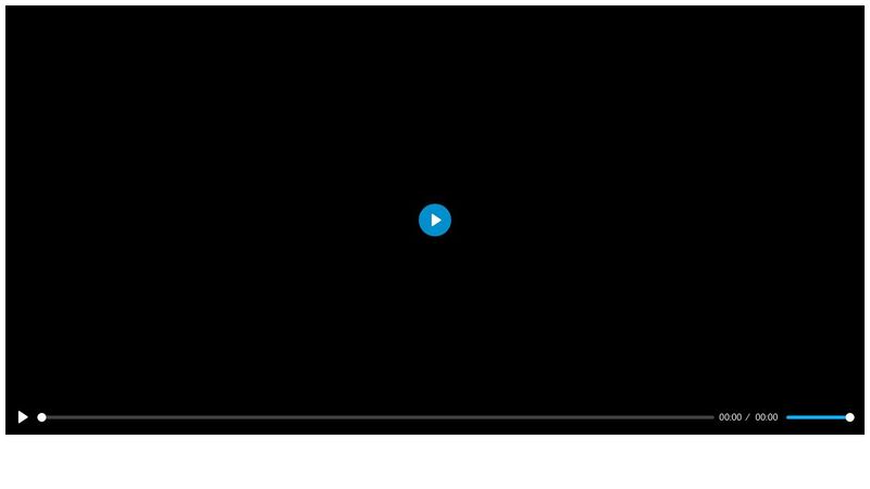Custom Controls with Plyr.io Video Player
