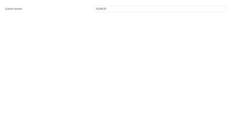Formatting - DevExtreme Number Box