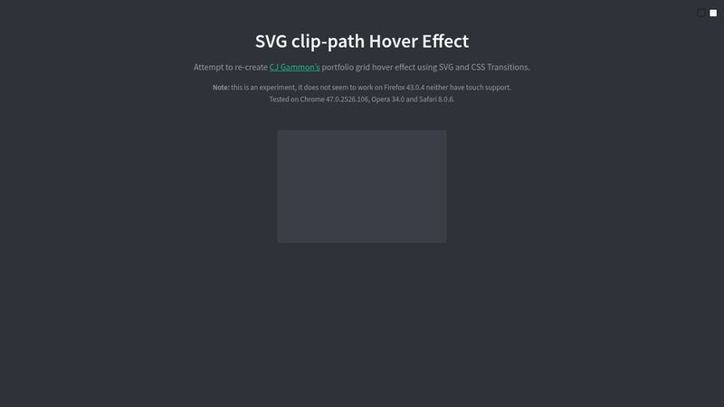 Advanced SVG Clipping: Hover Effect