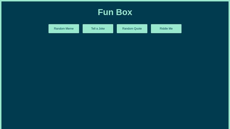 Vanilla HTML, CSS, JS Project