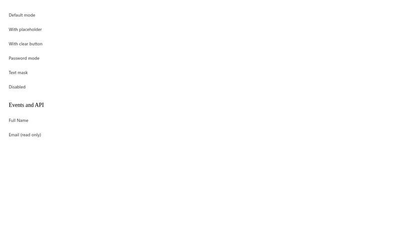 Overview - DevExtreme Text Box