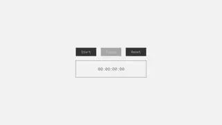 Pure CSS Interactive Stopwatch