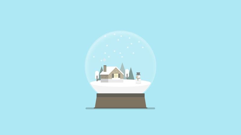 css snow globe