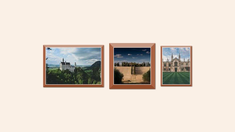 CSS only wall frames