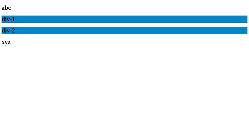 jquery_find all h1 elelements