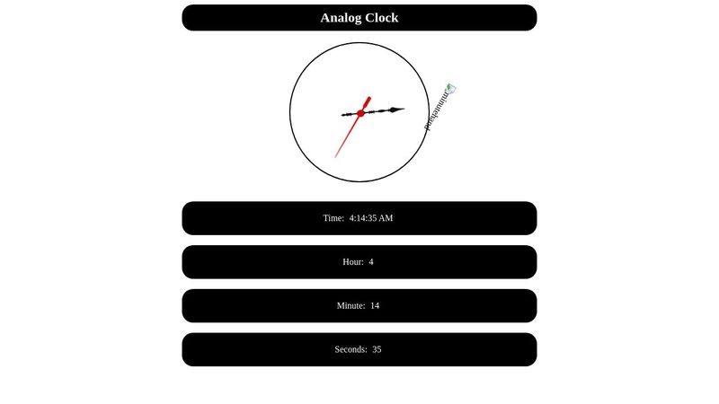 Analog Clock