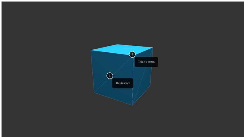 Multiple ThreeJS Annotations