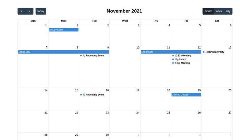 fullcalendar button add cell