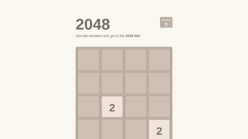 2048 game