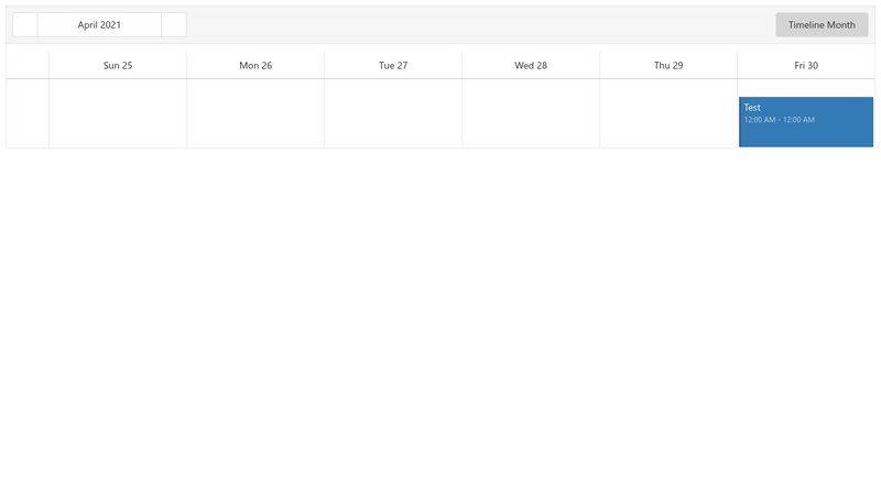 Simple Array - DevExtreme Scheduler
