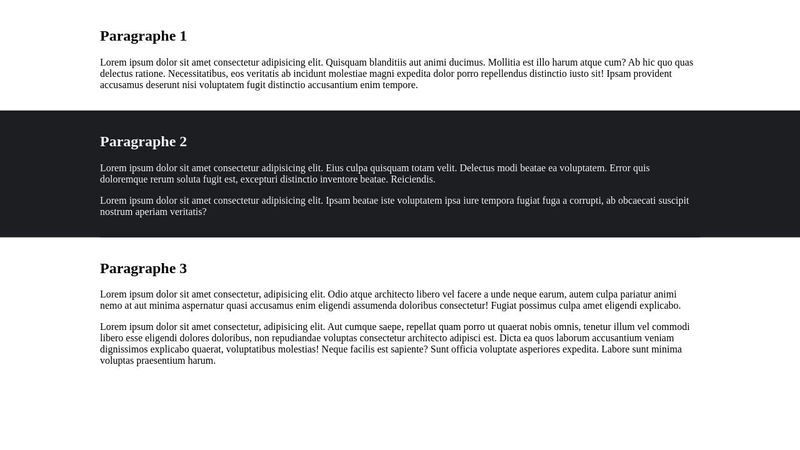 Full-width background inside a container