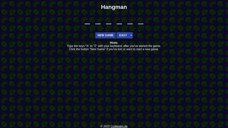 Hangman - Vanilla JavaScript Exercise