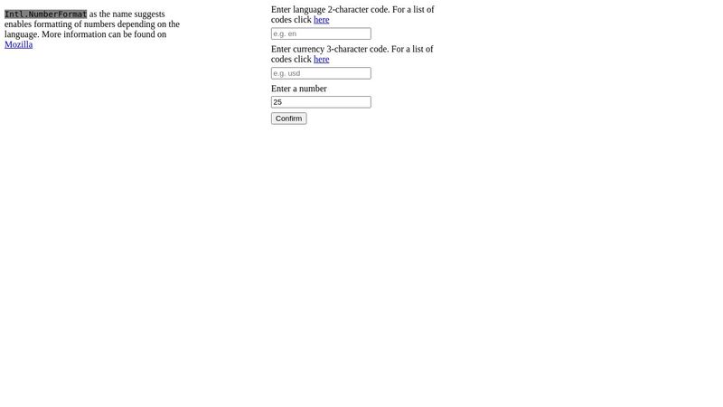 Changing currency formatting using Intl.NumberFormat