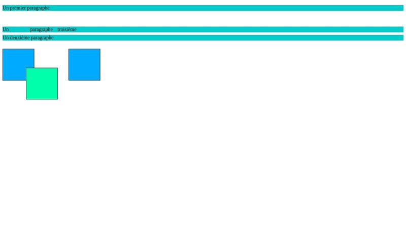 Html/CSS - propriété position : relative
