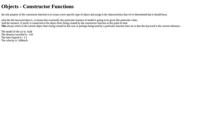 objects- constructor js