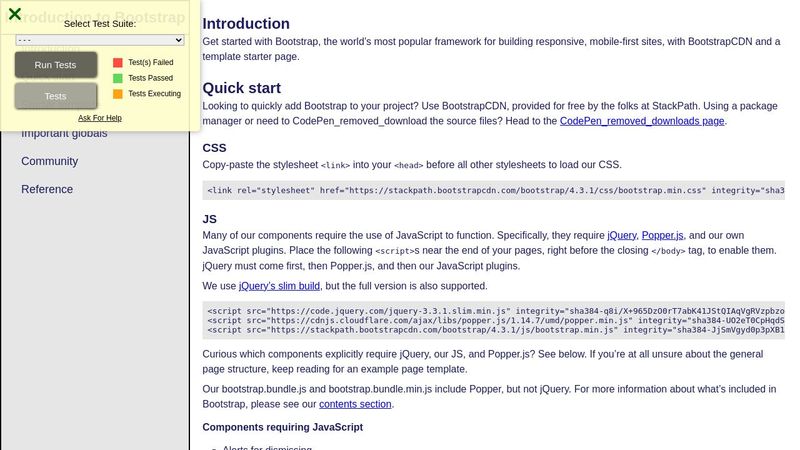 Tech Doc Page - freeCodeCamp project