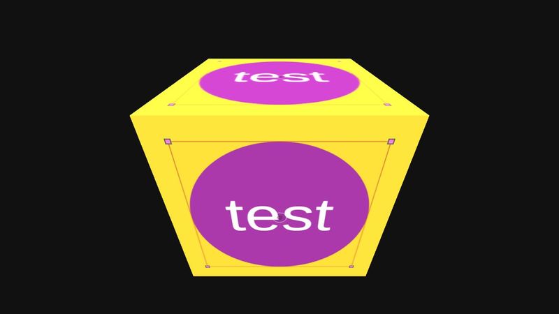 ZIM mapped to threejs Cube