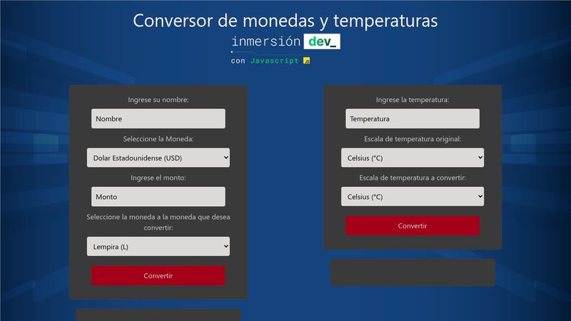 Conversor de monedas y temperatura - clase 1