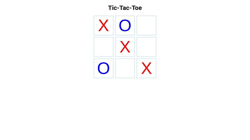 6.14 LAB: Tic-tac-toe game with grid layout