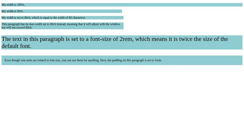Relative Units (IMS322 Docs)
