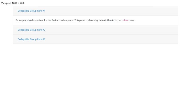 Bootstrap 4.6.2 - Example collapse accordion