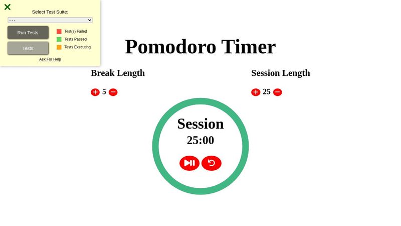 Pomodoro-timer_freecodecamp