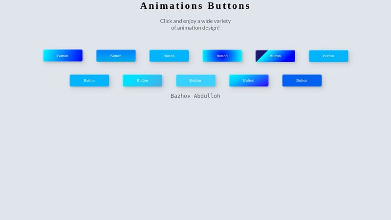 Button Animations
