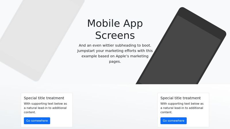 Mobile App Screens