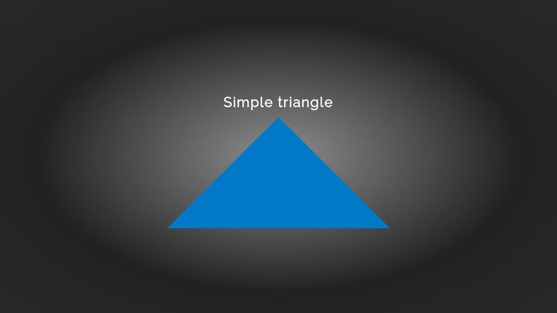 CSS triangle with transform rotate