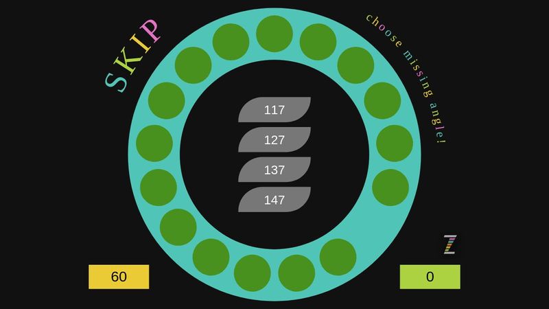 SKIP - Game made with ZIM for CodePen Actions Challenge