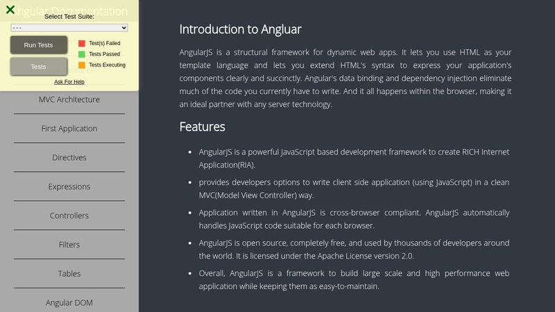 Angular Documentation