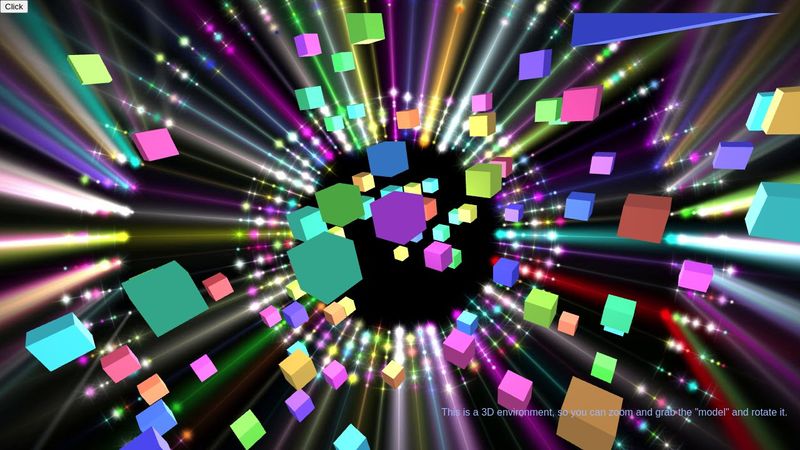 3js dynamic disco objects