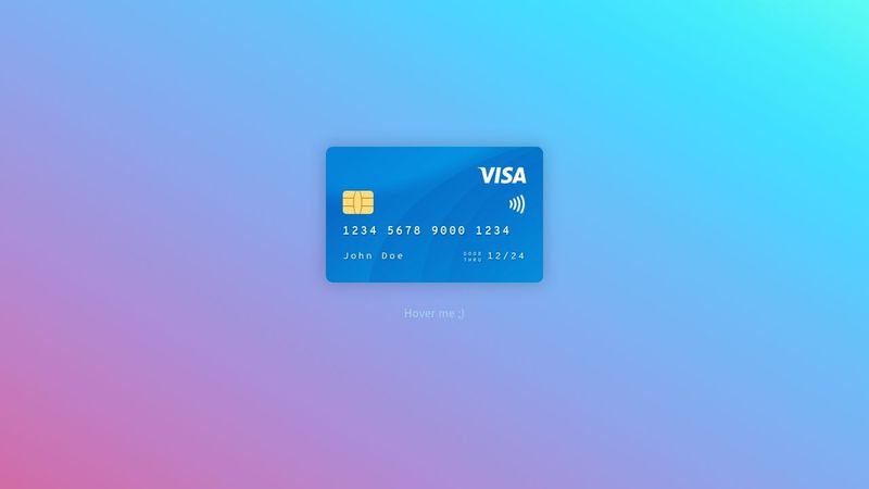 CSS Credit Card w/ flip