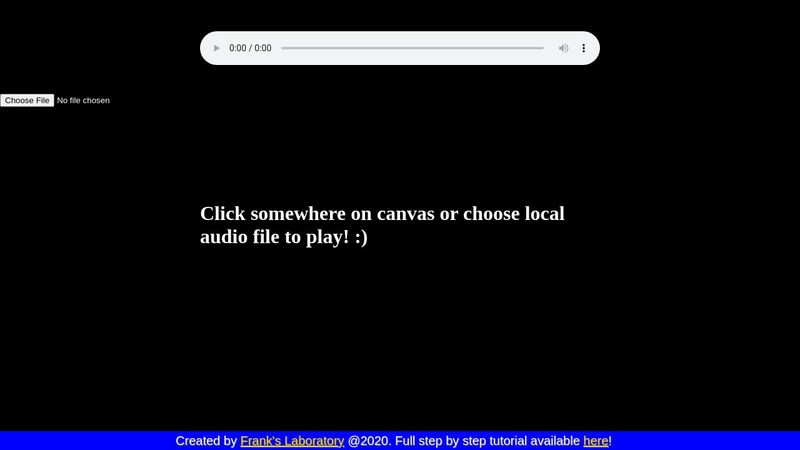 Audio Visualizer 4 (vanilla JS)