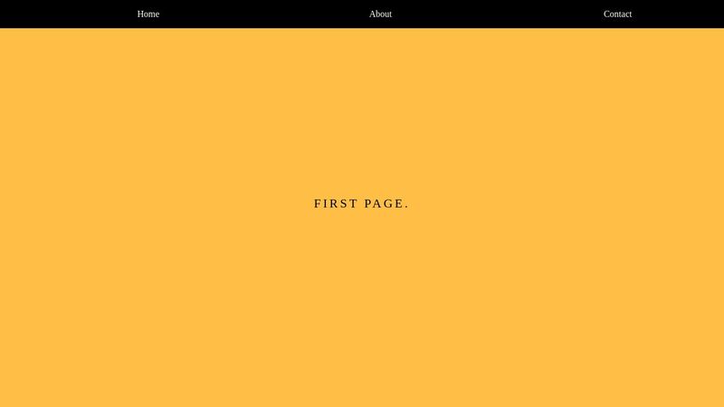 simple full page scroll effect (HTML & CSS)