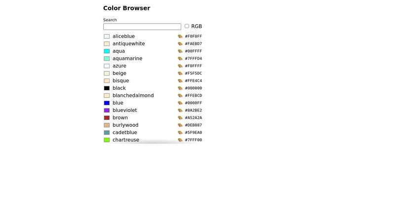 Color Browser