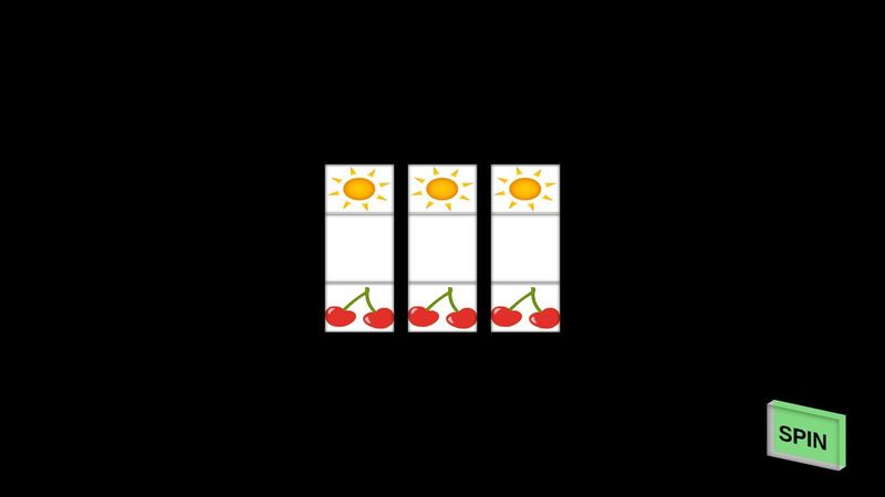 a simple css slot machine