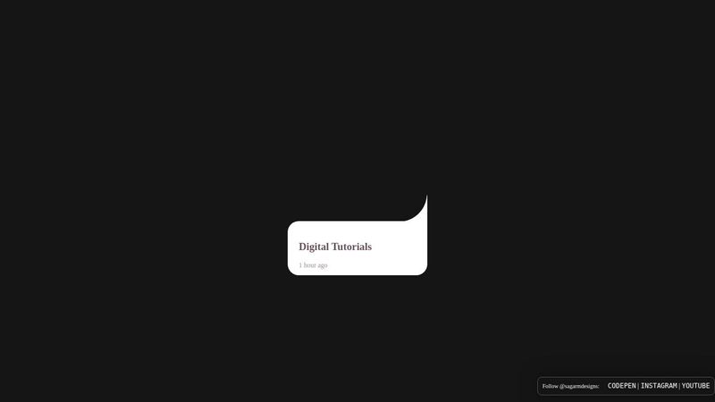 Pure CSS Card Animation with Image